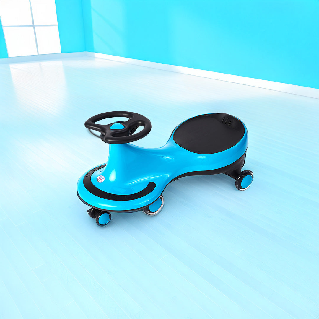 Kids Swing cum Magic Car Ride-On Toy - Blue – Look Mama